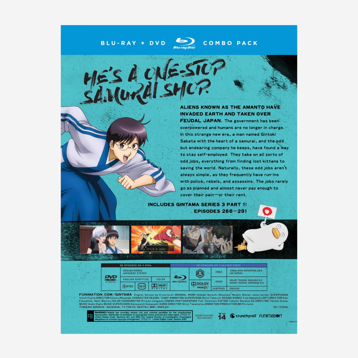Gintama Series 3 Part 1 Blu Ray Dvd Combo Fandom Post Forums